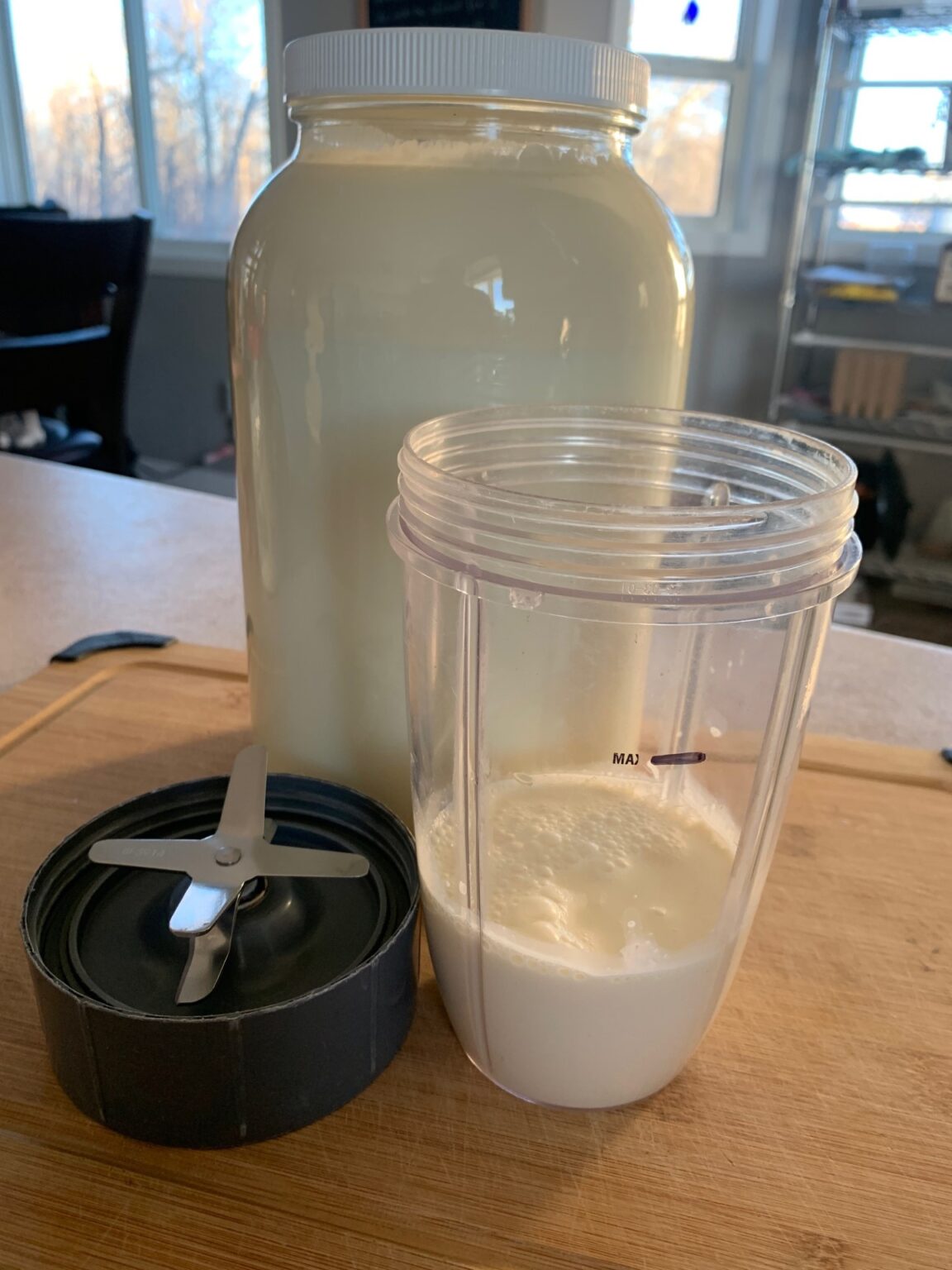 How to Make Raw Milk Butter using a Nutribullet Blender - Groth Haus ...